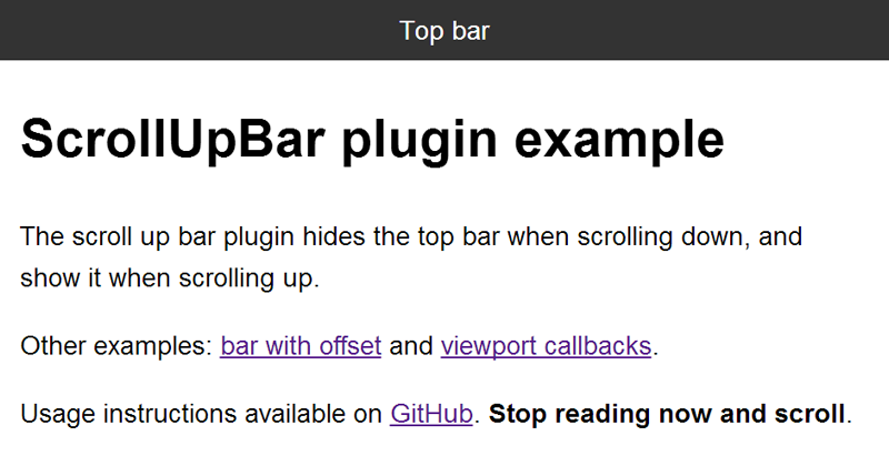 스크롤에 반응하는 jQuery플러그인 모음 10가지 - RWDB