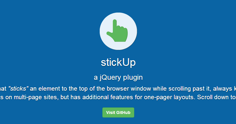 스크롤에 반응하는 jQuery플러그인 모음 10가지 - RWDB