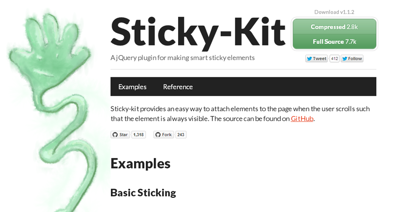 스크롤에 반응하는 jQuery플러그인 모음 10가지 - RWDB