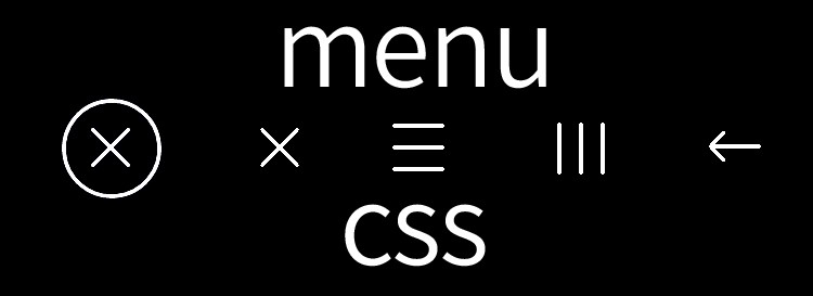 css로 구현하는 다양한 햄버거 메뉴 효과 12가지 - RWDB