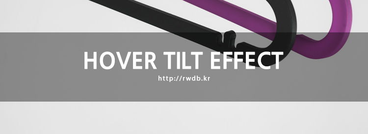 CSS HOVER TILT EFFECT - RWDB