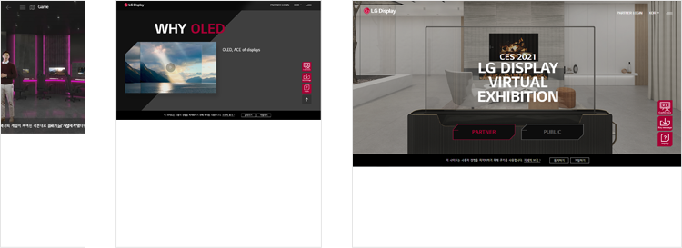 LG디스플레이 Virtual Exhibition - RWDB